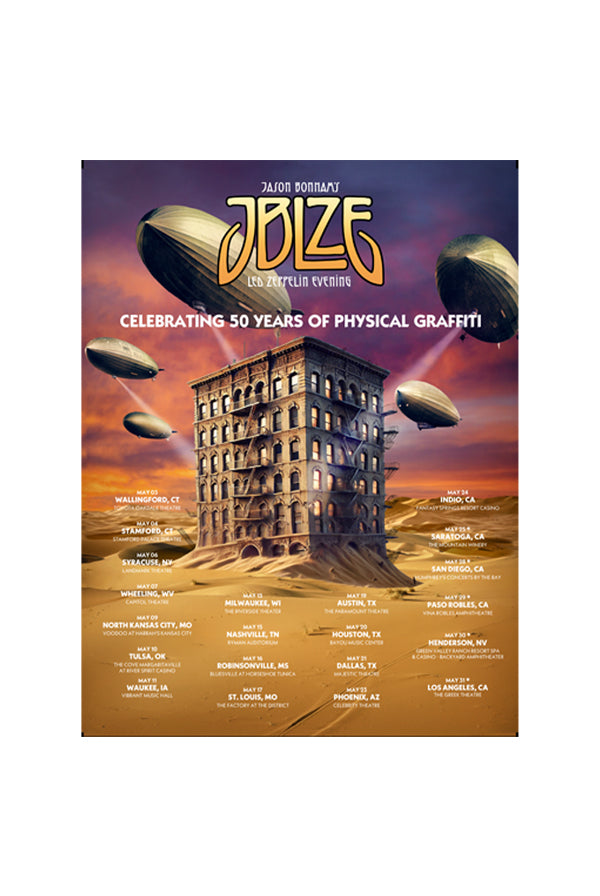 Physical Graffiti Tour Poster– Jason Bonham